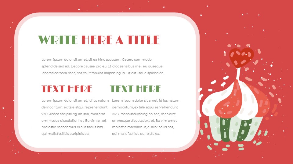 Happy Christmas Easy Google Slides Template