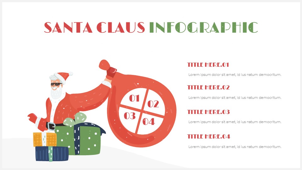 Happy Christmas Easy Google Slides Template