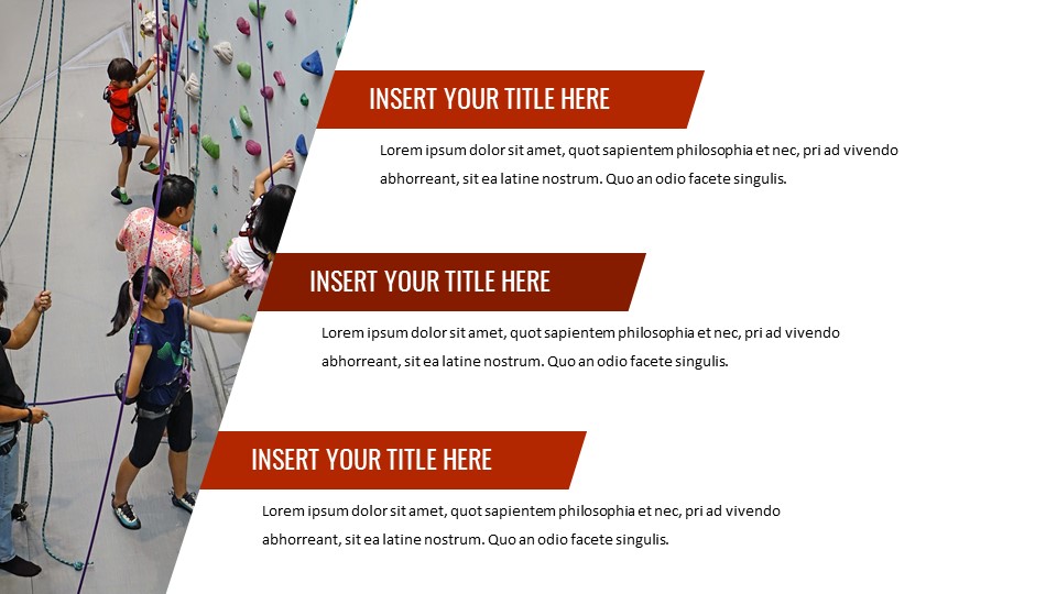 Motivated rock-climber Google Slides Themes