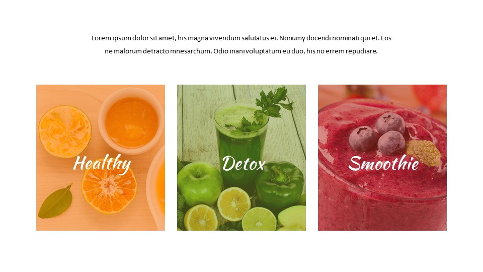 Healthy Detox Smoothie Easy Slides Design