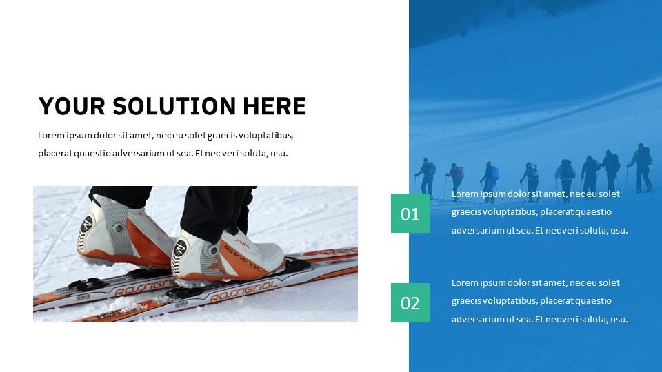 Winter Sports Easy Google Slides