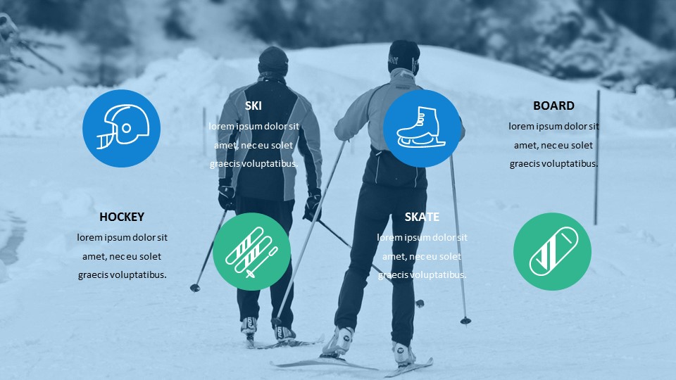 Winter Sports Easy Google Slides