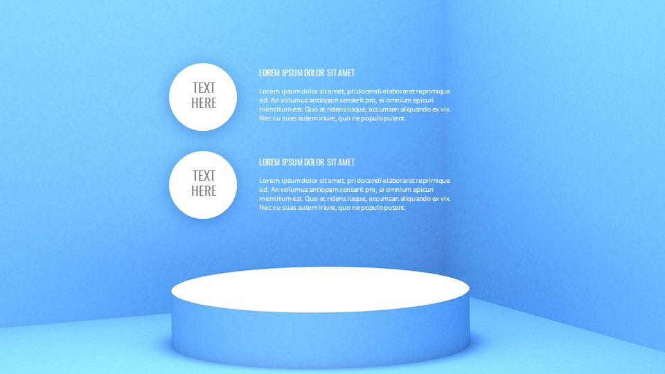 3D Render Composition Presentation Google Slides Templates