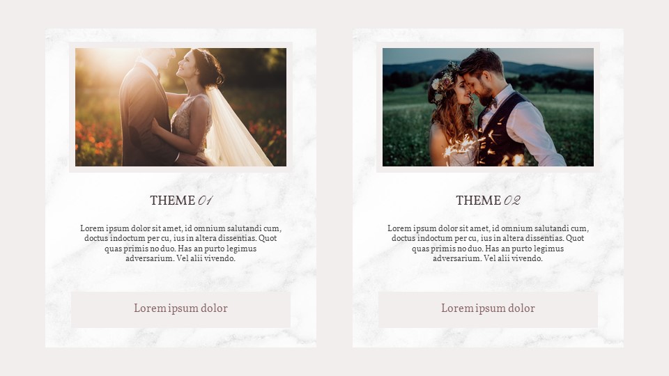 Beautiful Wedding Google Slides Themes for Presentations