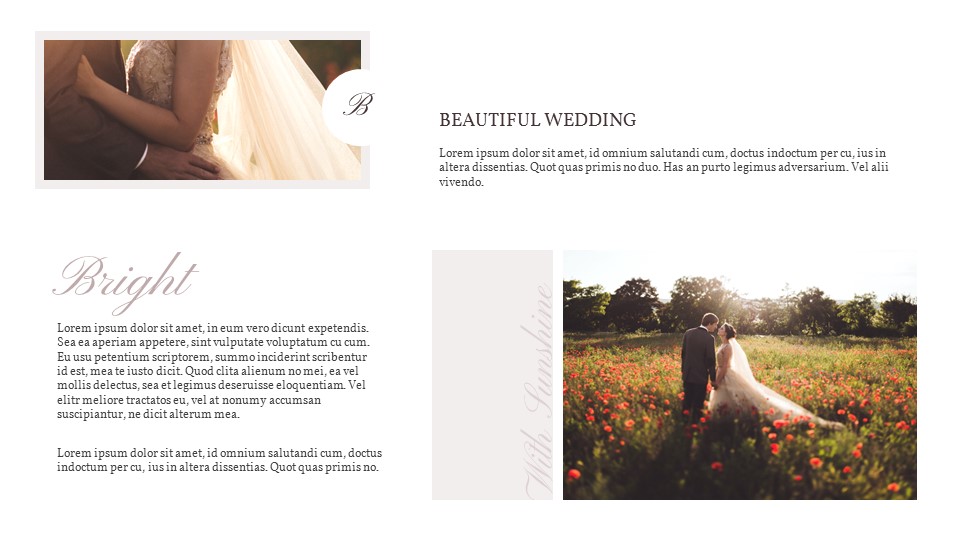Beautiful Wedding Google Slides Themes for Presentations