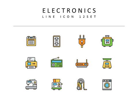 Electronics Vector Icons Set