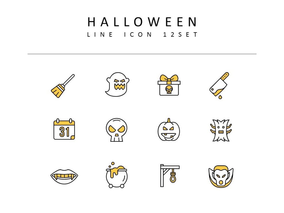 Halloween Icons Set