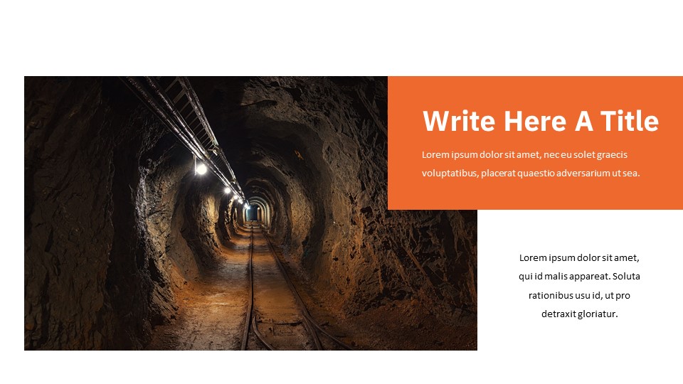 Industria minera Plantillas de Presentaciones de Google Slides