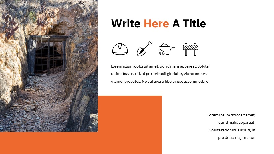 Industria minera Plantillas de Presentaciones de Google Slides