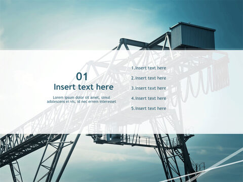 building crane - Free Business Keynote Templates|Slides