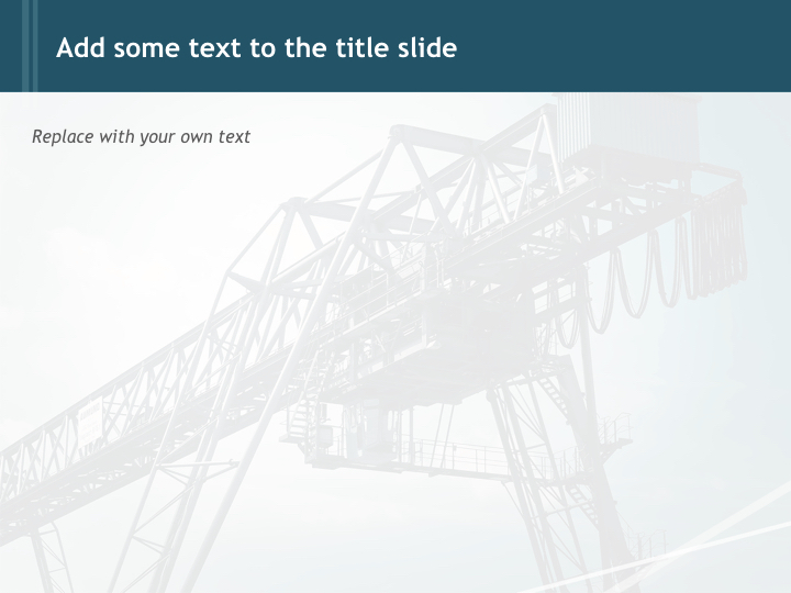 building crane - Free Business Keynote Templates|Slides