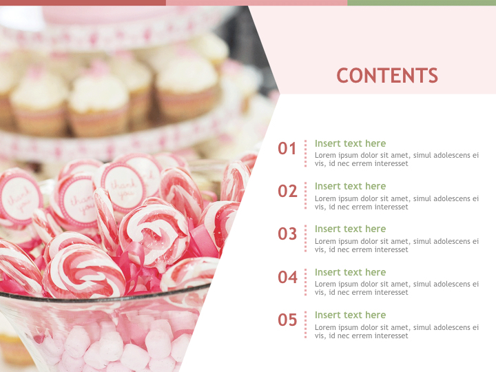 sweet candy - Keynote Templates Free Download
