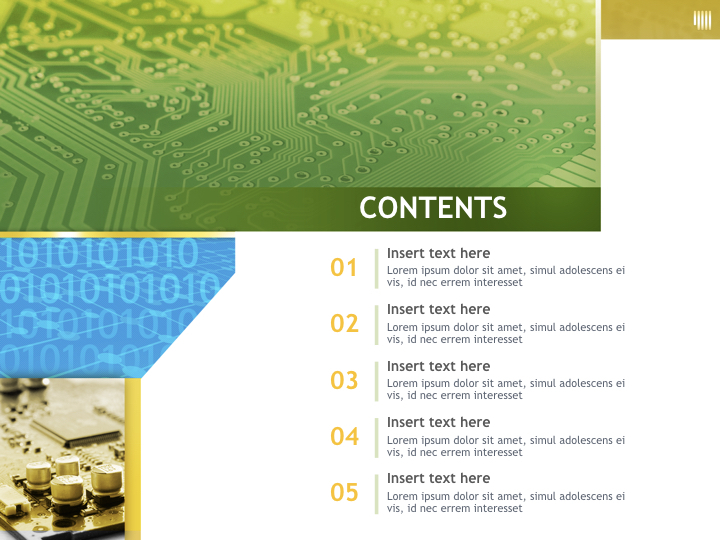 computer circuit boards - Free Professional Keynote Templates