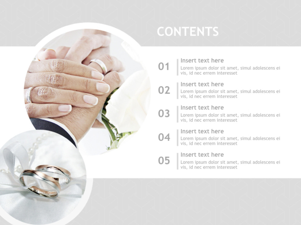 eternity ring - Free Presentation Template