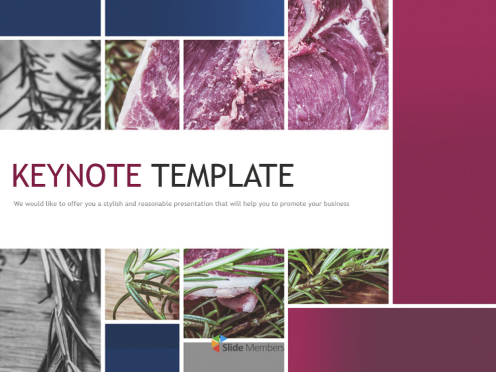 Free Presentation Template - well mature meat