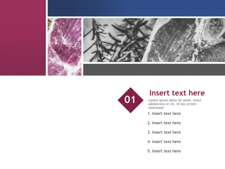Free Presentation Template - well mature meat