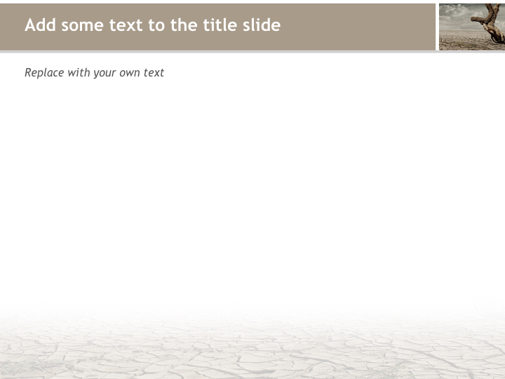 a drought - Keynote Templates Free Download