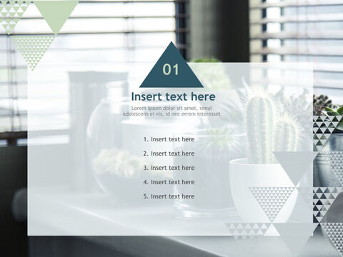 cactus pot - Keynote Template Free|Slides