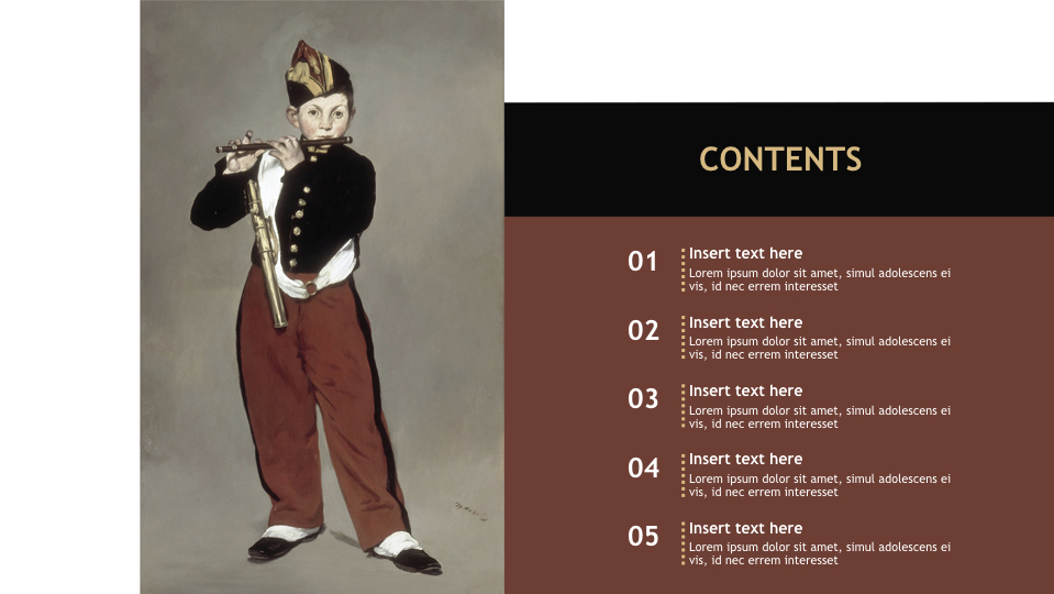 Edouard Manet - Free Professional Keynote Templates|Slides