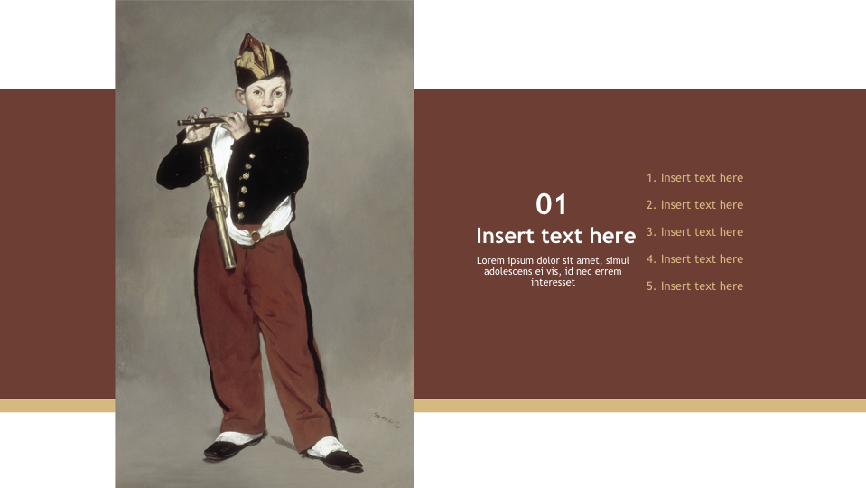 Edouard Manet - Free Professional Keynote Templates|Slides