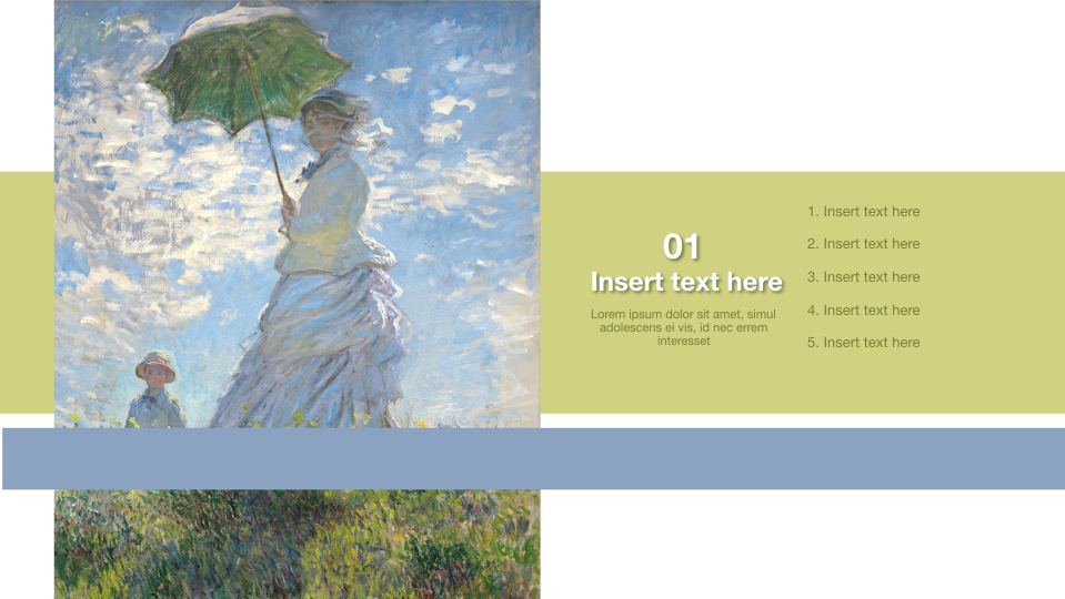 Free Business Keynote Templates - Claude Monet