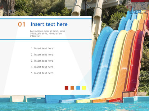 Free Keynote Template Design - water slide