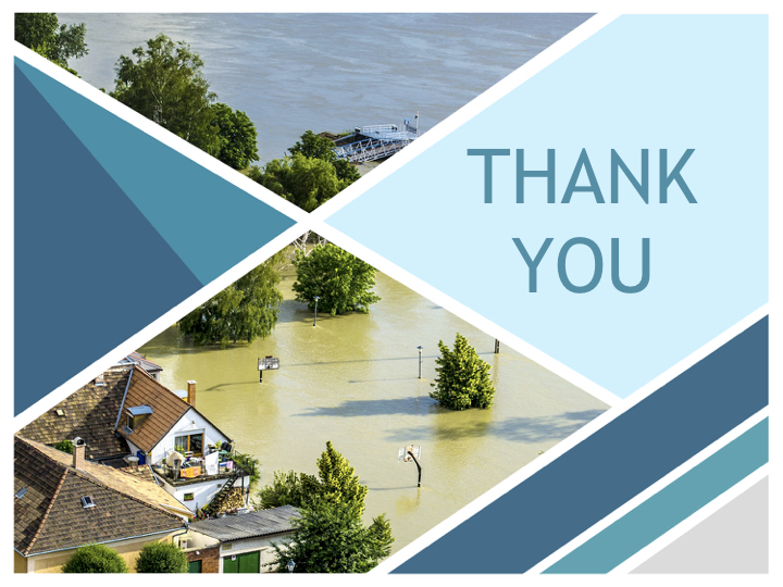 Free Presentation Template Flood Inundation