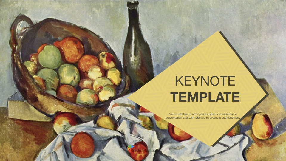 Paul Cezanne - Free Keynote Template Design|Slides