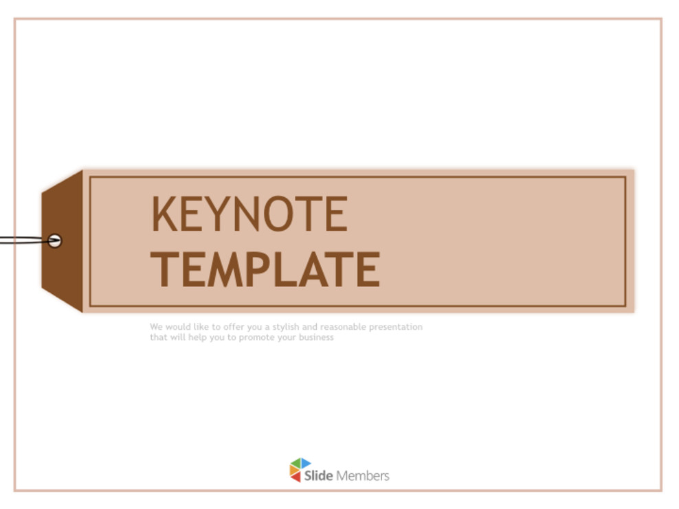 brown bookmark - Free Presentation Templates|Keynote|Slides
