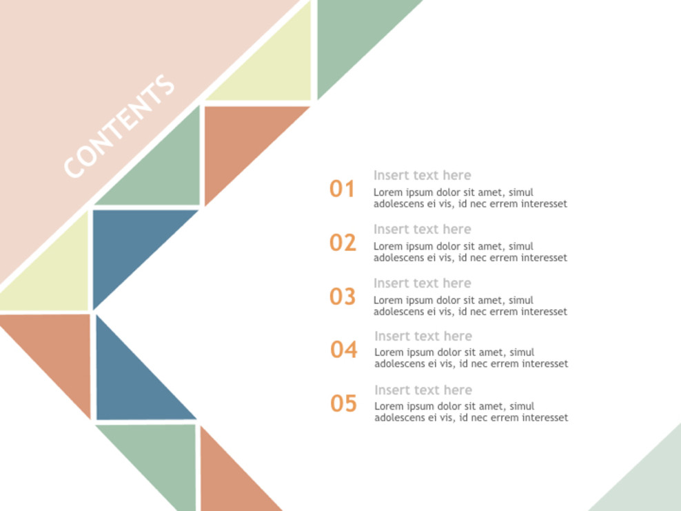 colorful diagonal lines - Free Presentation Template|Keynote|Slides