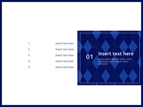 dark blue patterns with squared outline - Free Keynote
