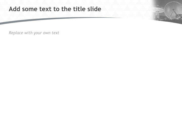 Free Presentation Template - night time amusement park|Keynote|Slides