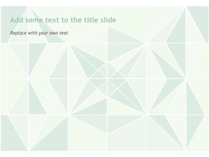 pastel mint paperfolding - Keynote Download Free|Slides