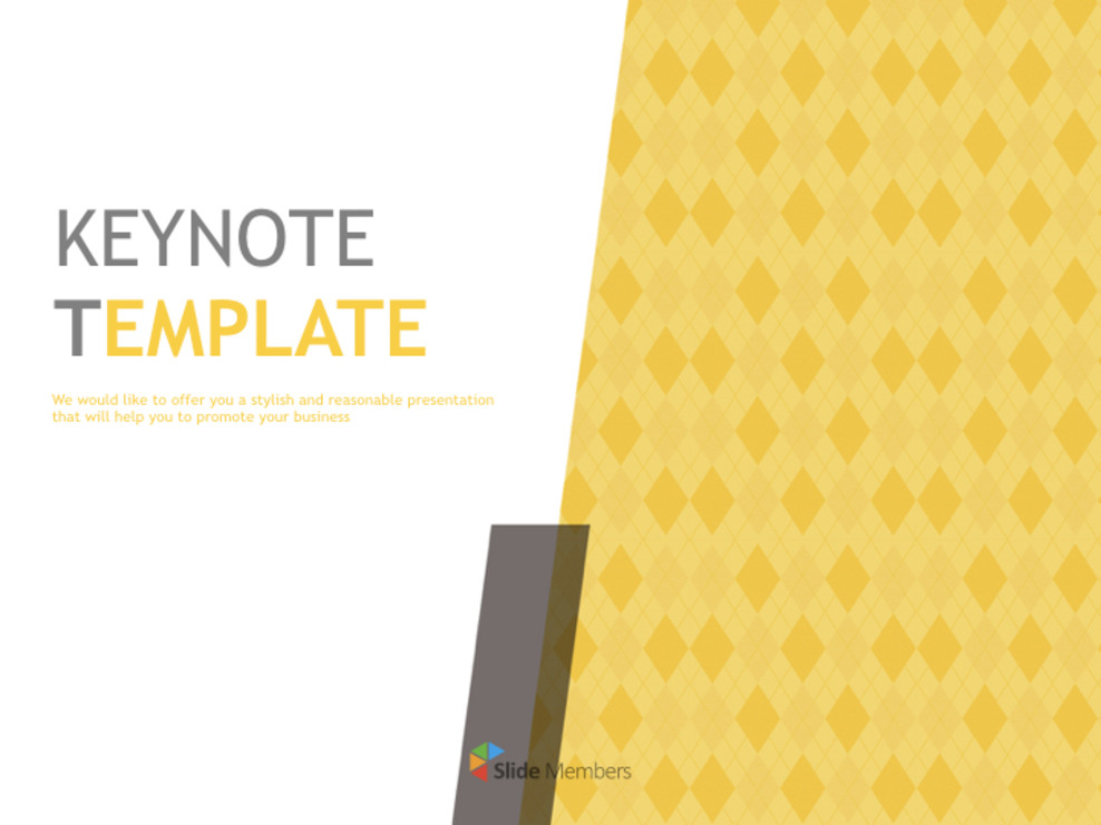 yellow diagonal checkered lines - Free Keynote Backgrounds
