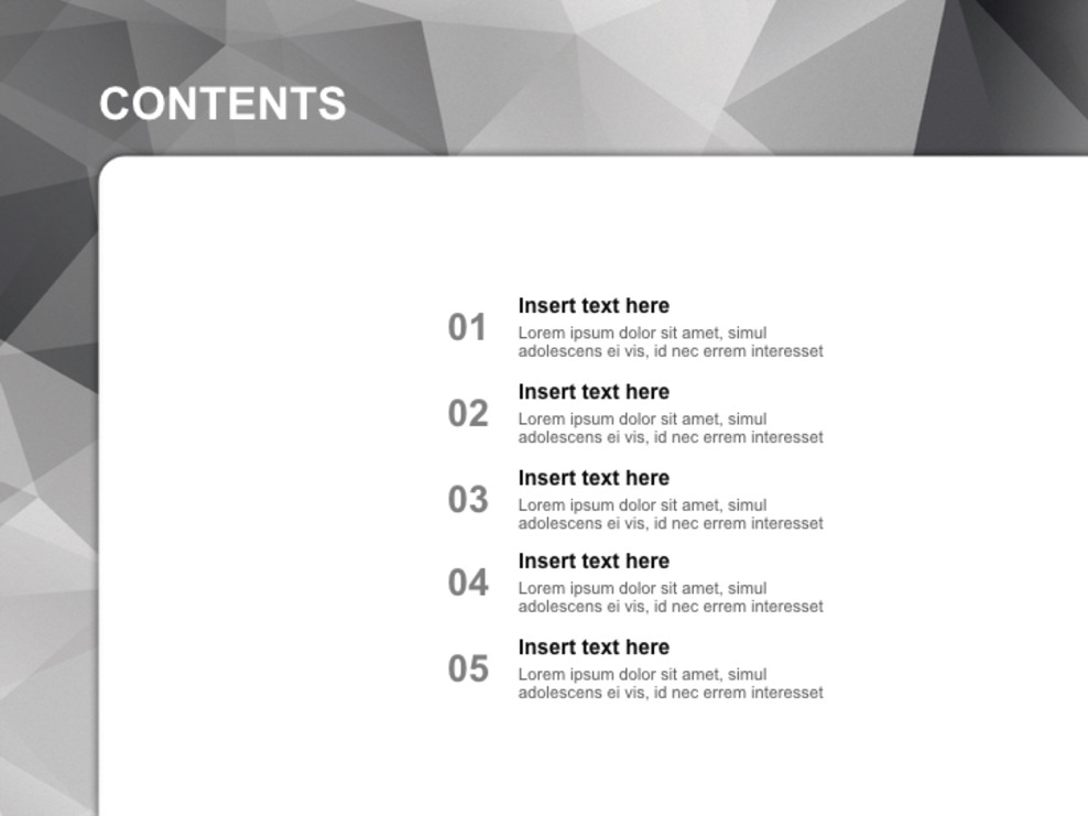 Free Images for Presentations - Monotone Triangle Pattern|Keynote|Slides