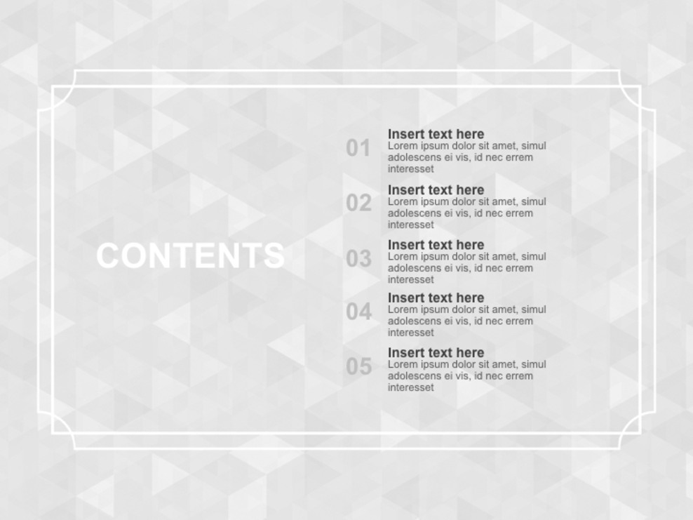 Free Presentation Templates - Gray Twinkle Background With Title ...