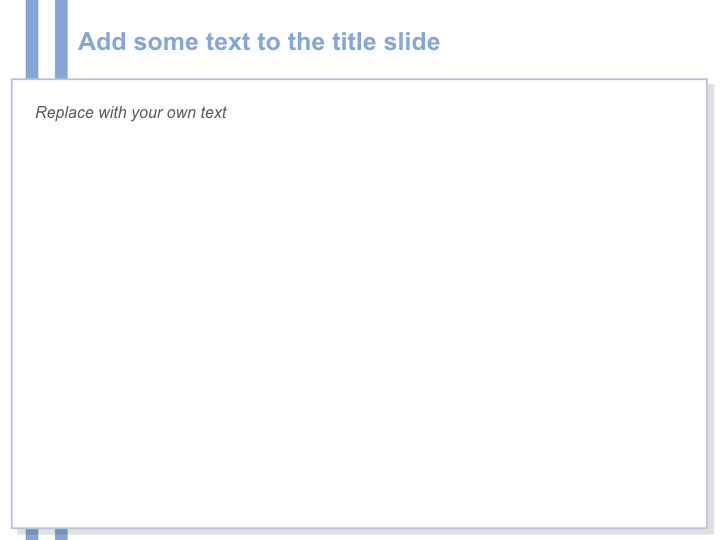 Blue Lines and Square Outline With Titles on It - Free Images for Keynote