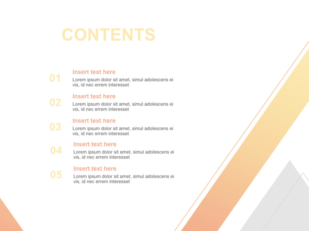 Inverted Triangle Gradated With Orange and Yellow and Gray Triangle ...