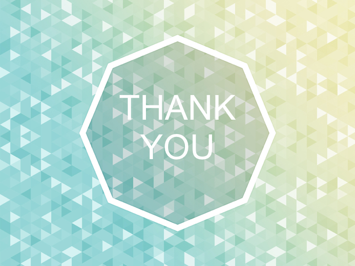 Keynote Free - Small Triangles Colored With Mint Green and Octogonal ...