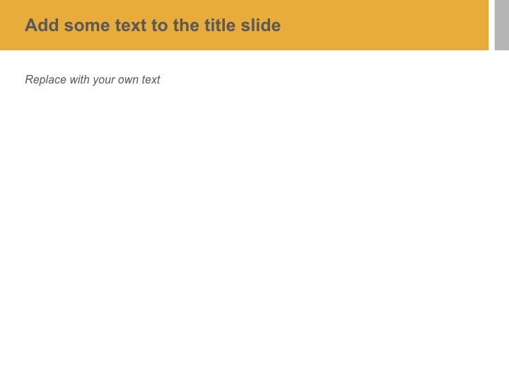 Gray Orange Quadrangled Border - Keynote Template Free