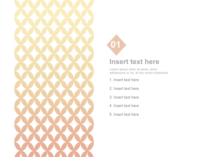 Ivory and Pink Gradated Flower Pattern - Free Images for Presentations ...