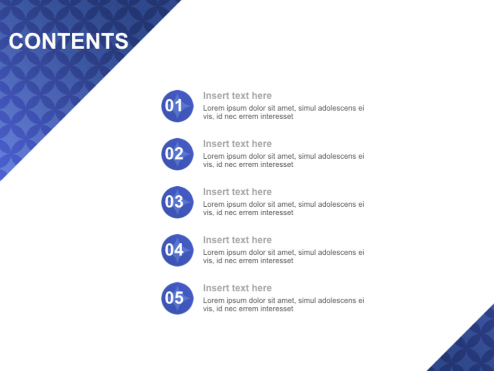 A Triangle With Sparkling, Diagonal Line - Keynote Template Free