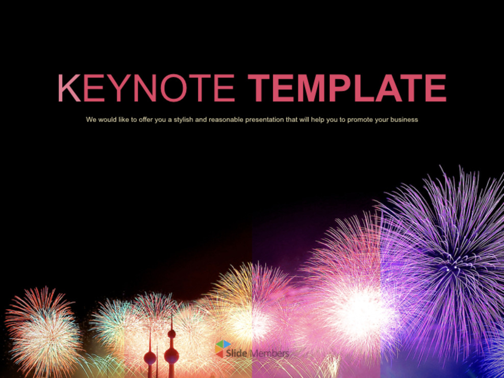 Animated Fireworks Powerpoint Slide Download Free High Quality