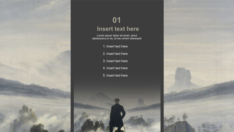 Caspar David Friedrich - Free Presentation Template
