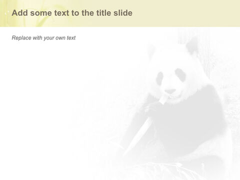 Keynote Template Free Download - A Lovely PandA|Slides