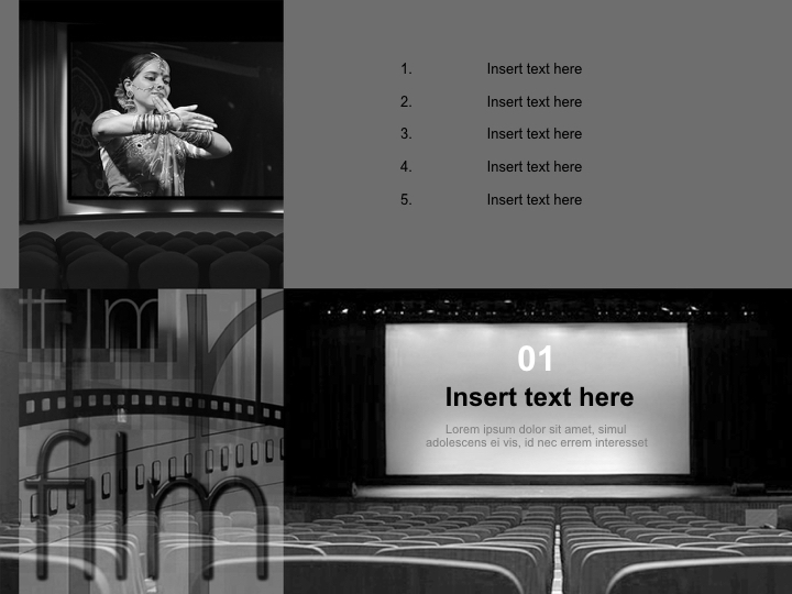 Showing a Movie - Free Keynote Template