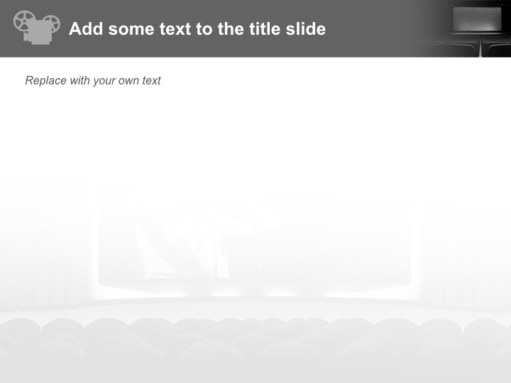 Showing a Movie - Free Keynote Template