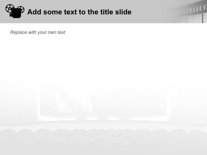 Showing a Movie - Free Keynote Template