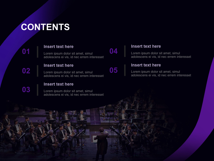 Keynote Template Free Download - OrchestrA Perfomance