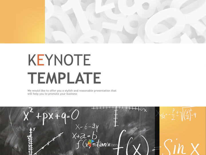 Math Class - Keynote Template Free Download